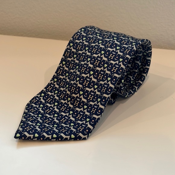 Hermes | Accessories | Hermes Horses H Tie | Poshmark